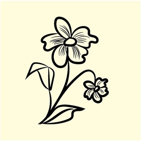 Premium Vector Vector Flowers Branch