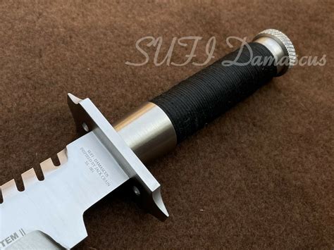 Ls2 Commando Knife Inspired By Jack Crain Sufi Damascus