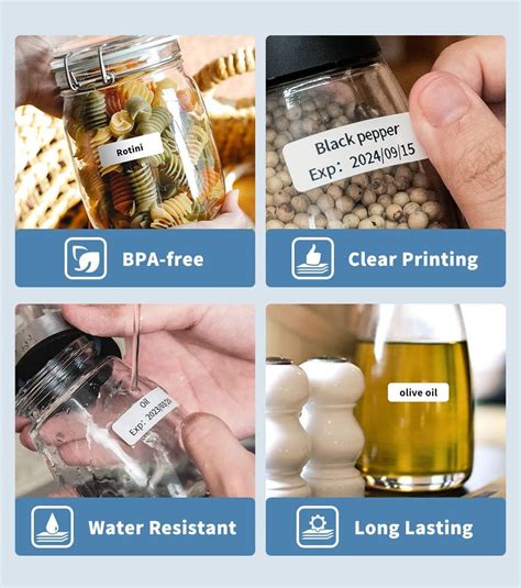 Phomemo D30 Labels 15mm X 6m Continuous Label Maker Tape