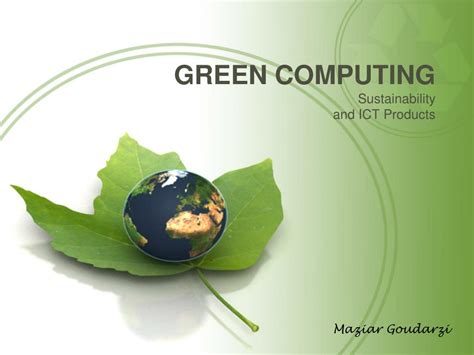 Ppt Green Computing Powerpoint Presentation Free Download Id2479643