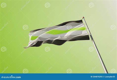 Agender Pride Flag Symbol Of Lgbt Community Vector Flag Sexual