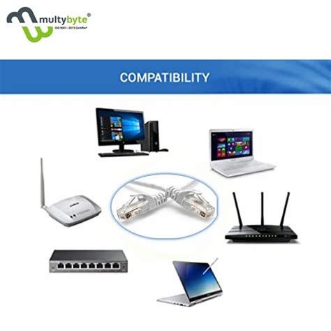 Multybyte RJ Patch Cord Cat Ethernet Cable MTR At Piece In Jaipur