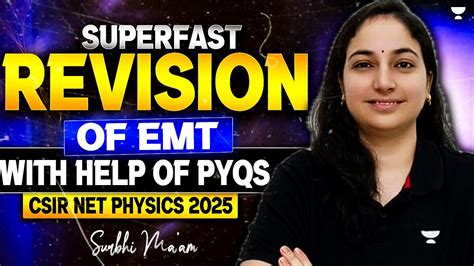 Superfast Revision Of Emt With The Help Of Pyqs Csir Net June 2025
