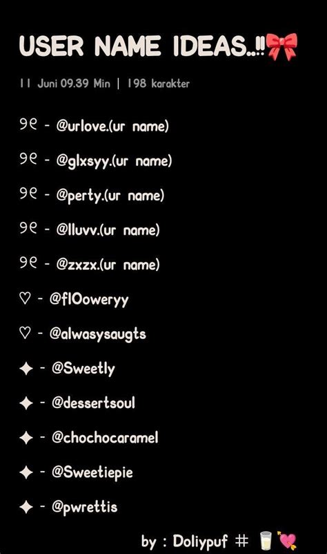 Pinterest Instagram Username Ideas Name For Instagram Aesthetic Names For Instagram