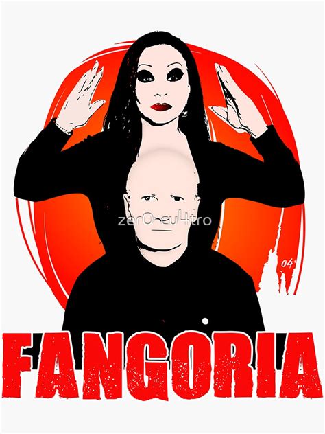 Fangoria Sticker By Zer0 Cu4tro Redbubble