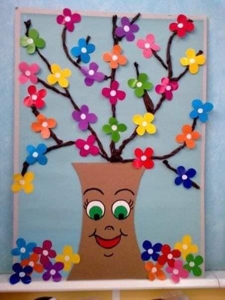 აქტივობები კლასში👩‍🏫👨‍🏫 ხელოვნება აპლიკაციები გაზაფხულის თემაზე