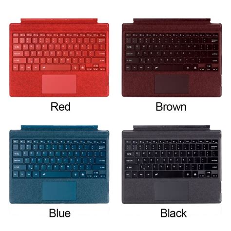 Microsoft Surface Keyboard Pro 3 4 5 6 7 Bt 5 1 Colourful Backlit Magnetic Slim 10m Range Design