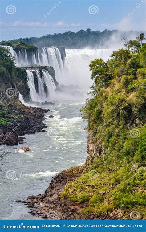 Devil S Throat Iguazu Falls Argentina Stock Image Image Of Park