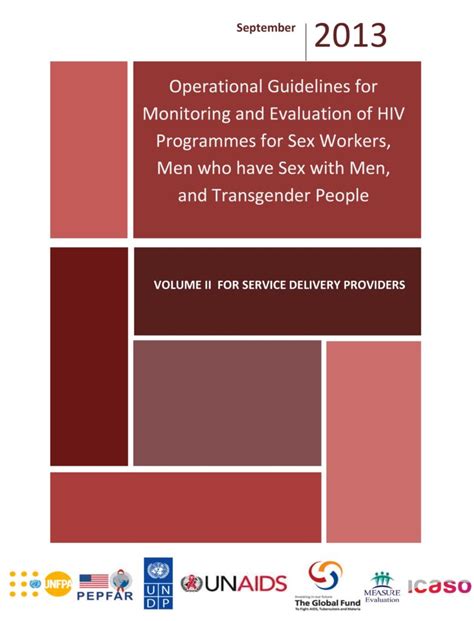 Operational Guidelines For Monitoring And Evaluation Of Hiv Programmes Operational Guidelines For Monitoring And Evaluation Of Hiv Programmes