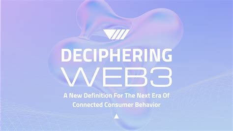 Deciphering Web3 V3 Definition Vayner3