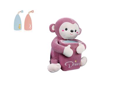 2 In 1 Plush Monkey Automotive Garbage Can Shop Today Get It