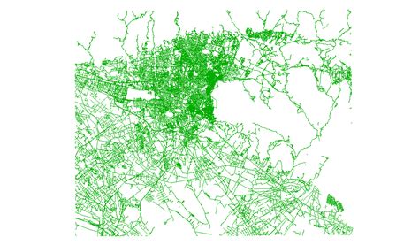 شیپ فایل Gis معابر استان تهران جی ای اس آکادمی Gis Academy
