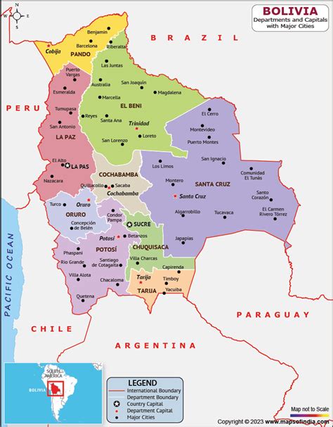 Bolivia Map Hd Political Map Of Bolivia To Free Download 59 Off