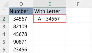How To Add A Letter In Front Of A Number In Microsoft Excel SpreadCheaters