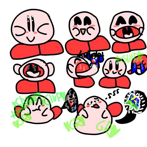 Kirby Vore Blue By Ziarpcatemoji On Deviantart