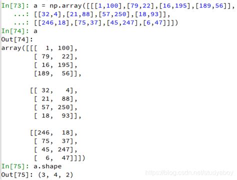 Numpy中高维数组可视化理解numpy高维数组 Csdn博客