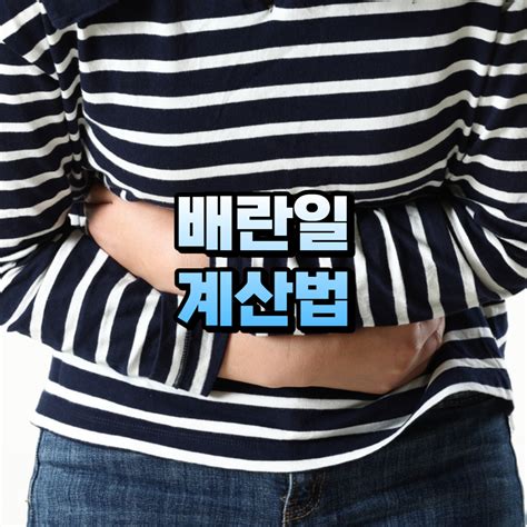 생리주기계산 배란일 계산기과 계산법 정리 네이버 포스트