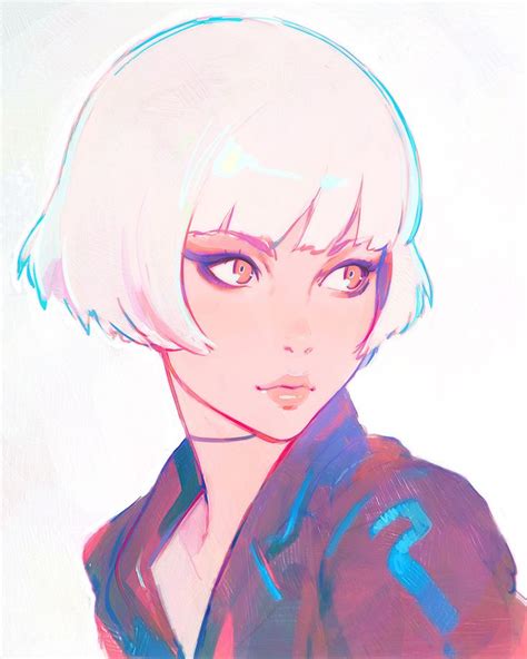 Kuvshinov Ilya Character Art Cartoon Art Illustration Art