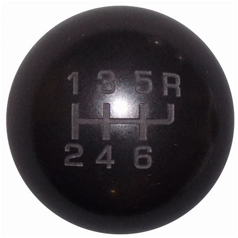 Heavy Weight Composite Black 6 Speed Shift Knob Twisted Shifterz