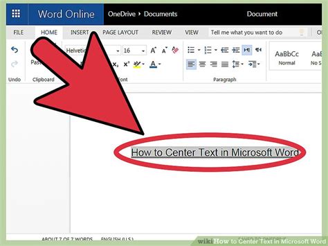 How To Center Text In Microsoft Word Steps With Pictures How To Center Text In Microsoft Word Steps With Pictures