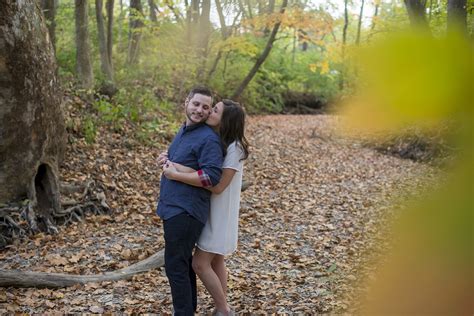Stephanie And Josh Engagement Photos Highbanks Metro Park Columbus
