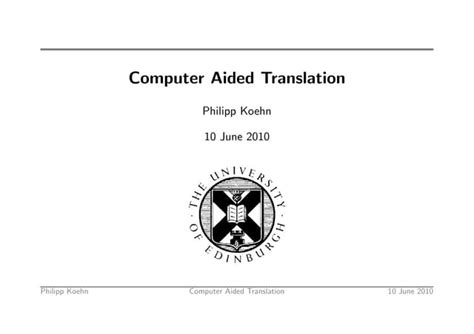 Computer Aided Translation Pdf
