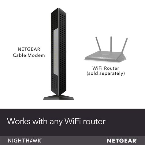Netgear Nighthawk Cable Modem With Voice Cm Certified For Xfinity By Comcast Internet