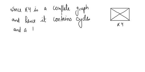 Solved Clearly Write True Of False A K4 Is A Graph But Not A Tree B W5 Is Bipartite C Q3 Is