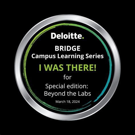 My Second Year Of Bridge Campus Learning Series With Deloitte Guneev