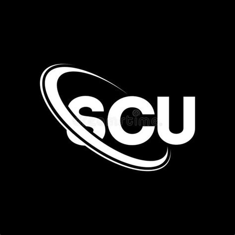 Scu Logo Scu Letter Scu Letter Logo Design Initials Scu Logo Linked With Circle And Uppercase