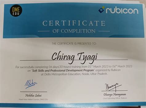 Chirag Tyagi On Linkedin Opportunity Experience Education Learning Growth Career Training