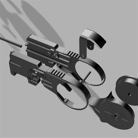 Download File Arkham Knight Grappling Gun • Model To 3d Print ・ Cults