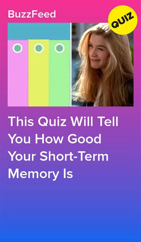 This Quiz Will Tell You How Good Your Short Term Memory Is Quizzes For Fun Quiz Fun