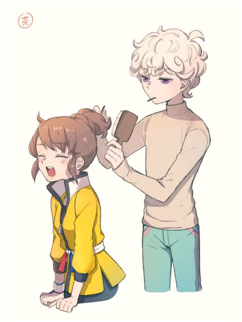 Gloria And Bede Pokemon And More Drawn By Nai Gai Hongcha Danbooru