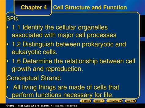 Chapter 4 Cell Structure And Function Ppt Download