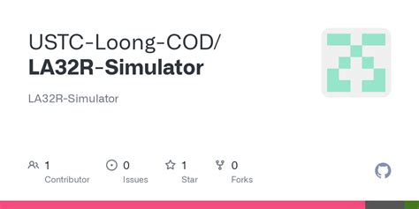 GitHub USTC Loong COD LA R Simulator LA R Simulator