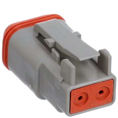 Te Connectivity Dt06 2s Rectangular Dc Connector Housing 2 Pin Female