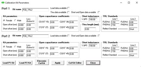 TRL Calibration For SMT Devices Using The PicoVNA PicoTech Library