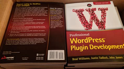 Professional Wordpress Plugin Development 2nd Edition — Justin Tadlock