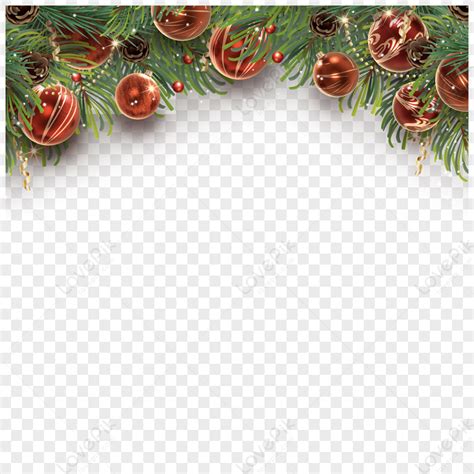 레드 크리스마스 일러스트 공 잎 소나무 콘 리본 장식제전리스트 Png 일러스트 무료 다운로드 Lovepik