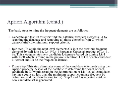 Ppt Comparative Study Of Apriori And Fp Growth Algorithms For