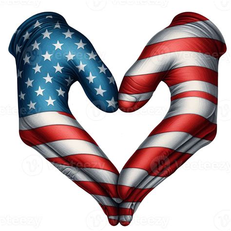 Ai Generated Usa Flag Wavy Watercolor Clip Art For 4th Of July Holiday