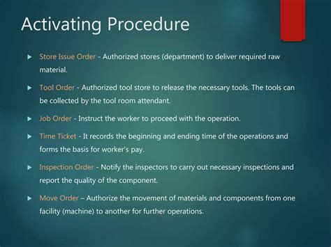 Production Planning Routing Scheduling Activating Monitoring Pptx