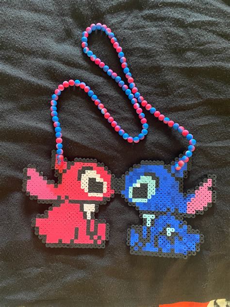 Stitch And Angel Perler Beads By Hssunnying Easy Perler Bead Patterns