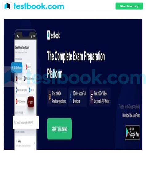 Testbook Exam Info Pdf