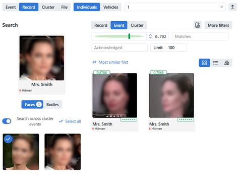 Search Objects In System FindFace Multi 2 2 1 Documentation