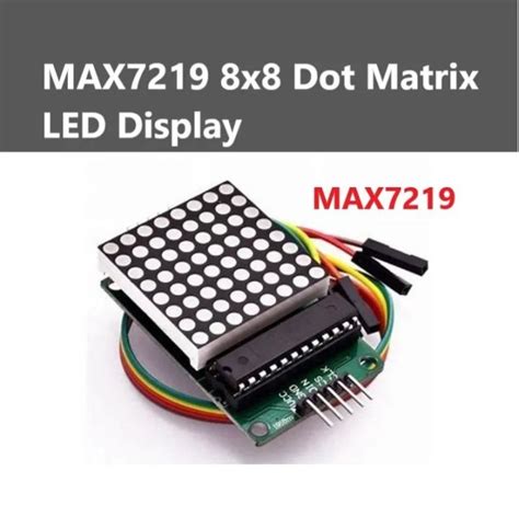 Max7219 8x8 Dot Matrix Led Display Module For Arduino Darazlk