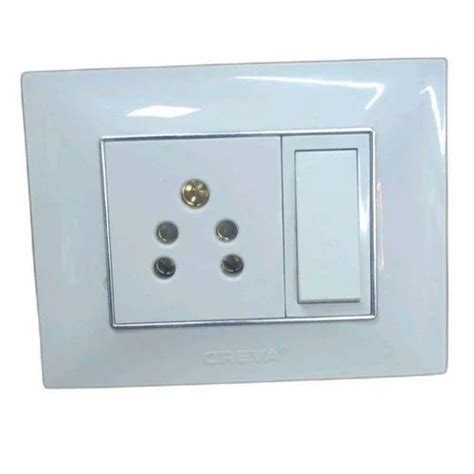 Electrical Modular Switch Socket Combination Polycarbonate Module Size M At Piece In Agra