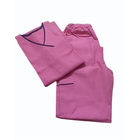 Plain Gsm Poly Cotton Pink Nurse Uniform Set At Rs Set In Erode Id