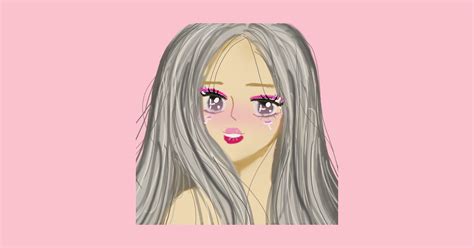 Anime Cartoon Girl With Gray Hair Anime T Shirt Teepublic